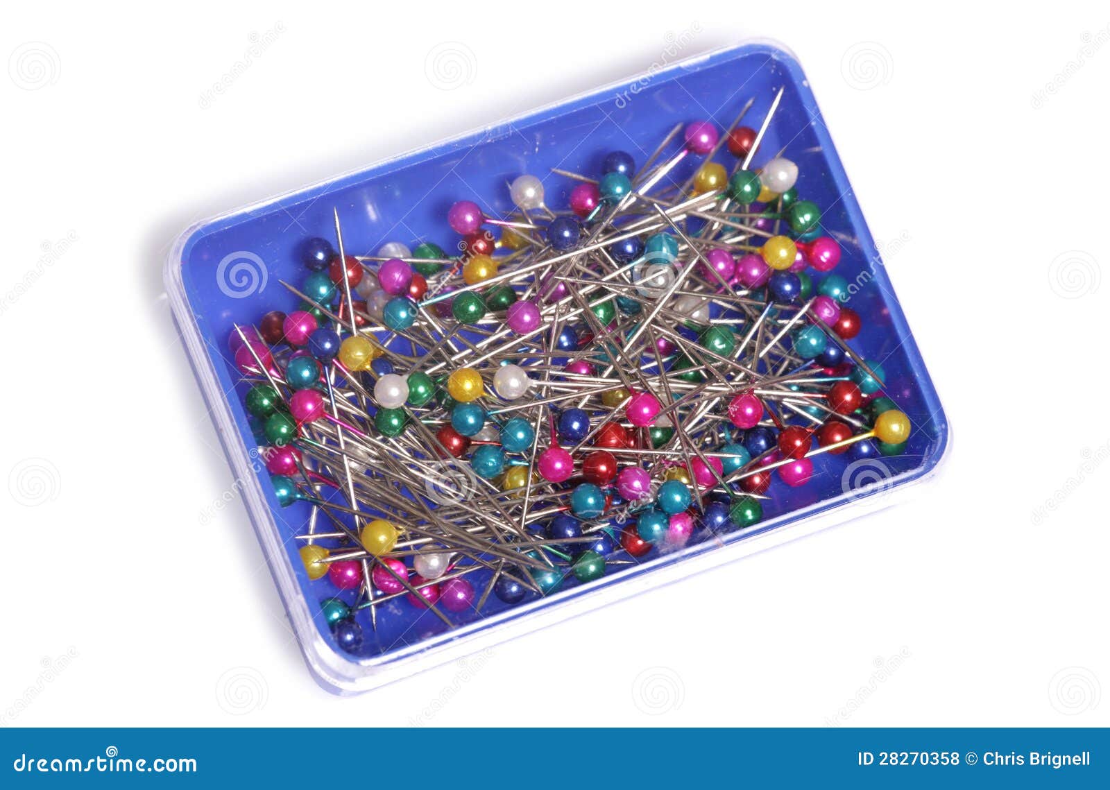 Pot of sewing pins stock photo. Image of sewing, studio - 28270358