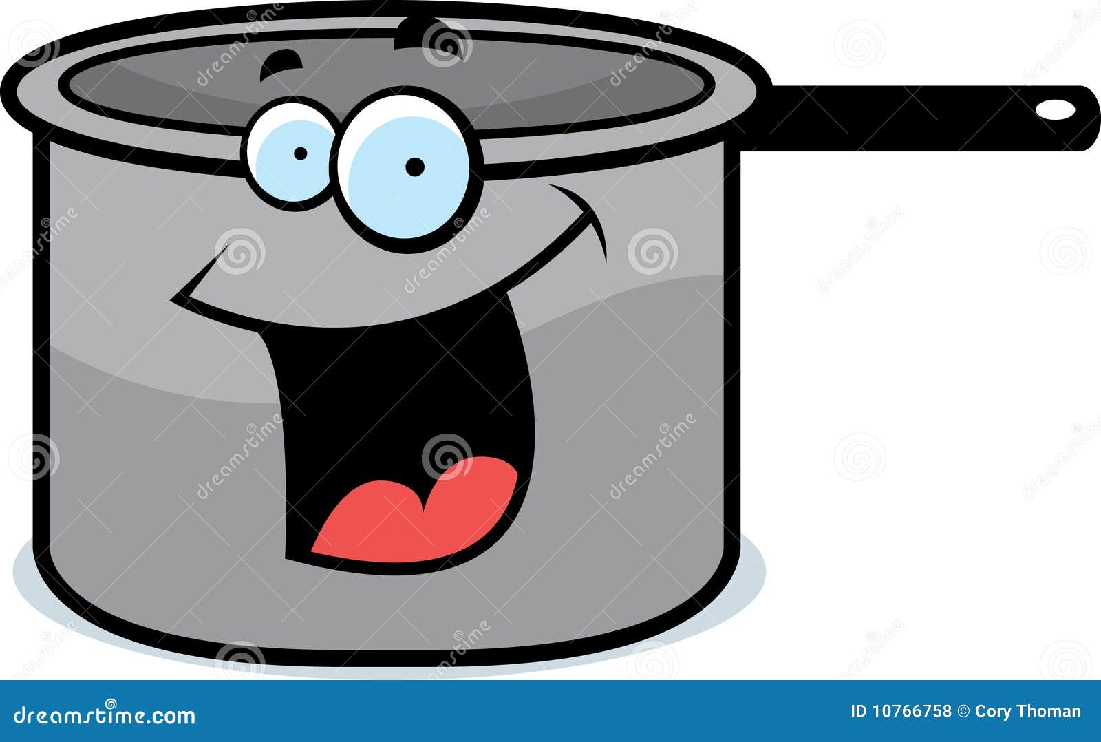 Pot Smiling stock vector. Illustration of food, smiling - 10766758