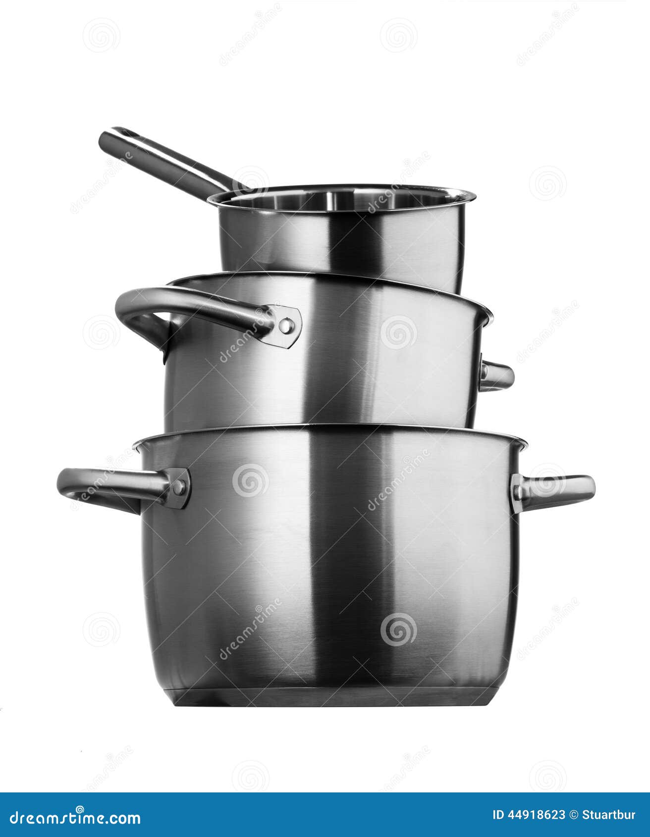 Pot Stack stock image. Image of aluminum, cover, studio - 44918623