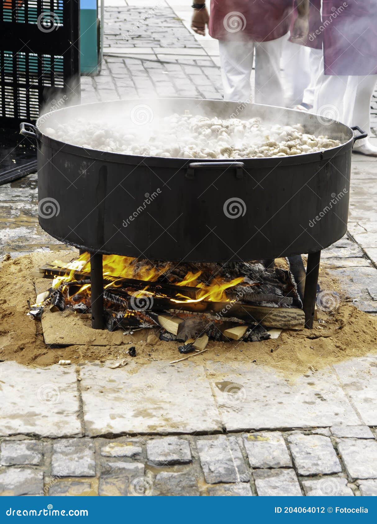 Pot with stewed meat stock photo. Image of cooking, chili - 204064012