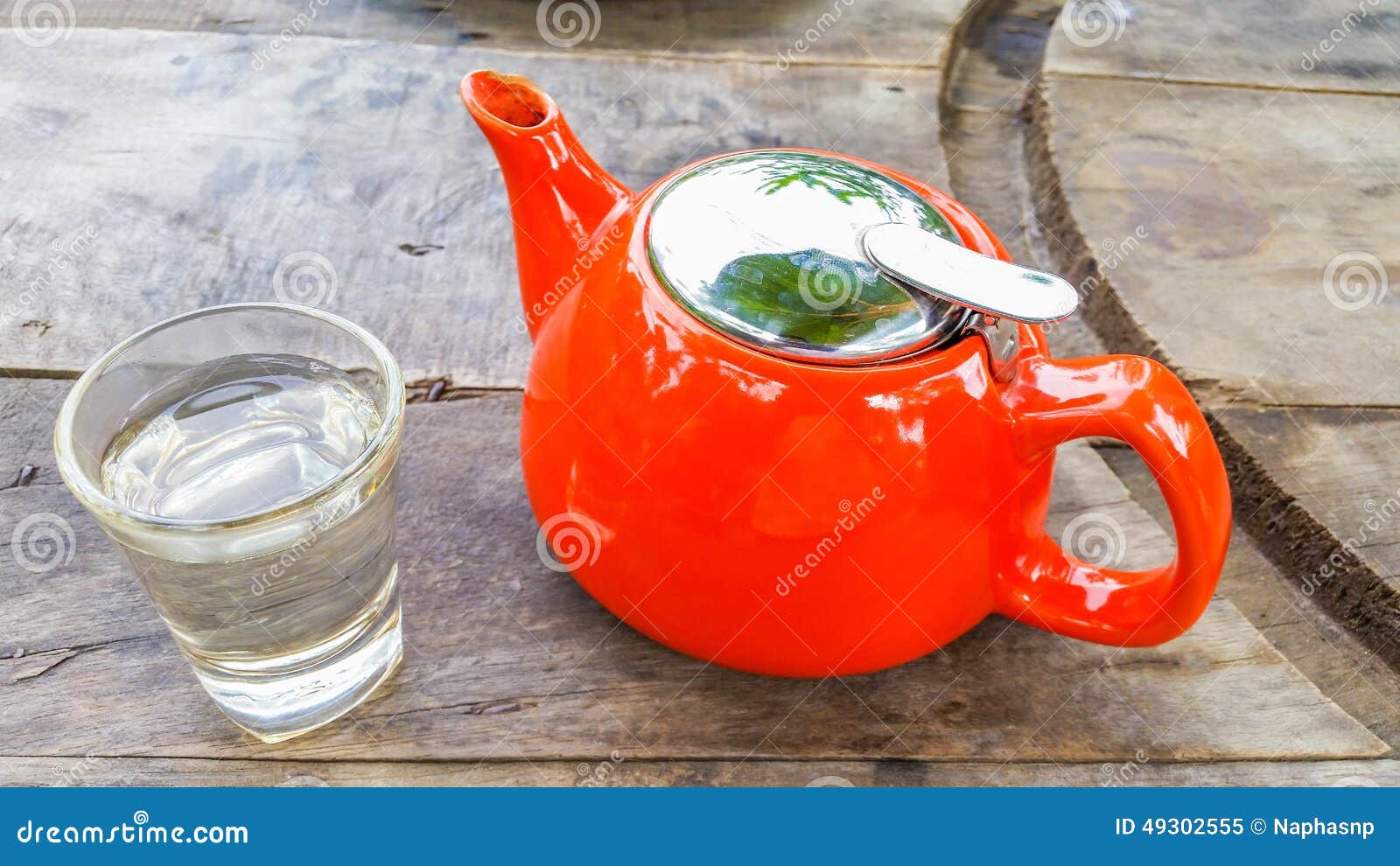 A pot of tea stock image. Image of timeoff, orange, hottea - 49302555
