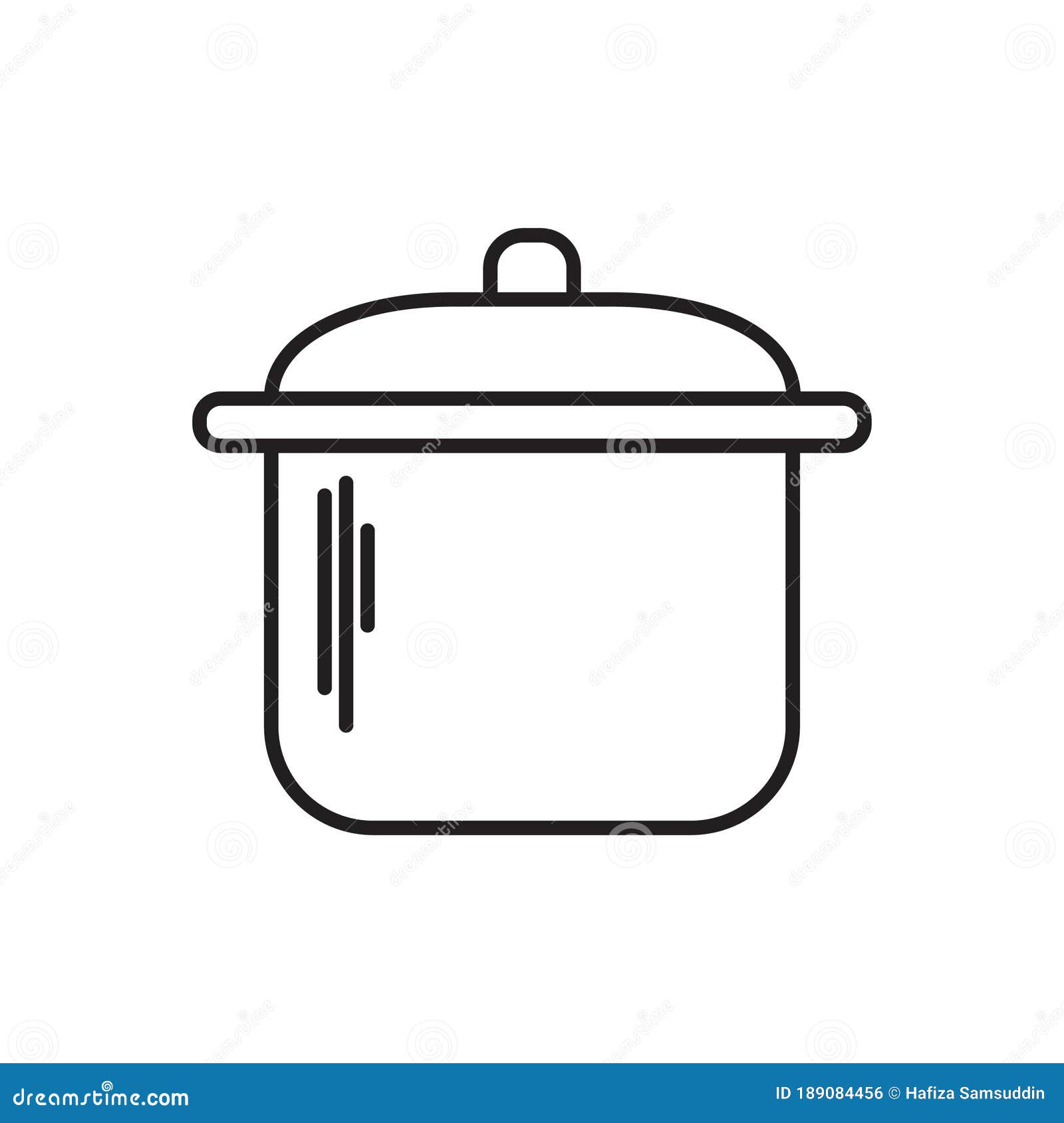 Pot. Vector Illustration Decorative Design Stock Vector - Illustration ...
