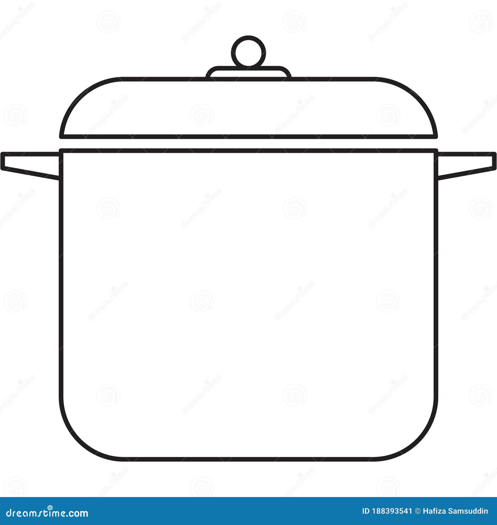 Pot. Vector Illustration Decorative Design Stock Vector - Illustration ...