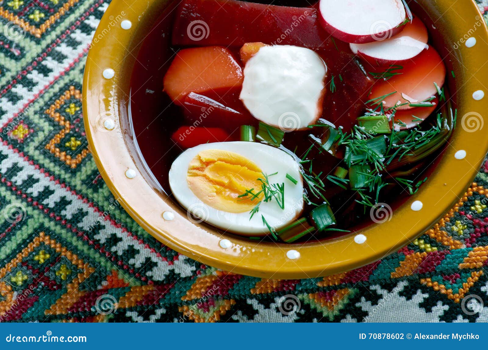 Potage froid de betterave photo stock. Image du sain - 70878602