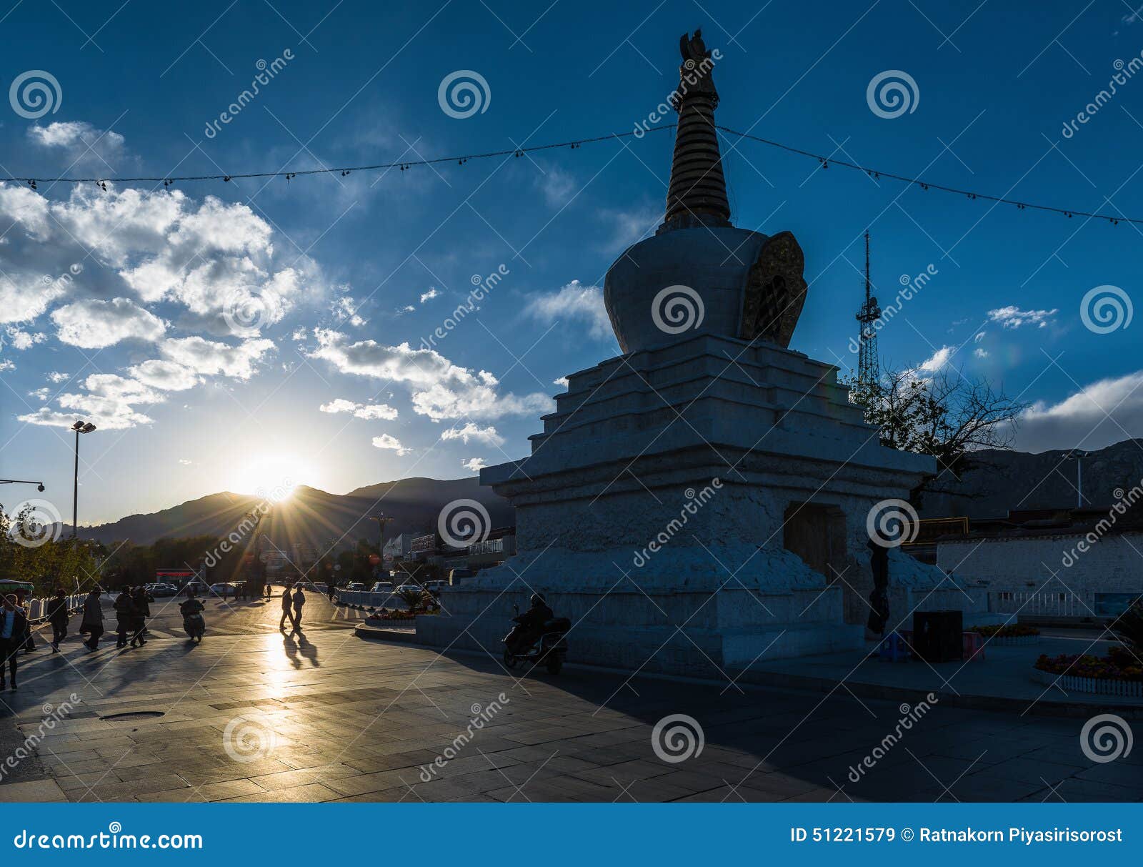 Potala Monastery in Tibet editorial stock image. Image of historic ...