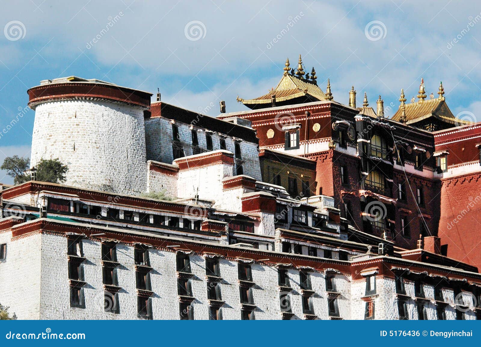 The potala palace stock photo. Image of ancient, religion - 5176436