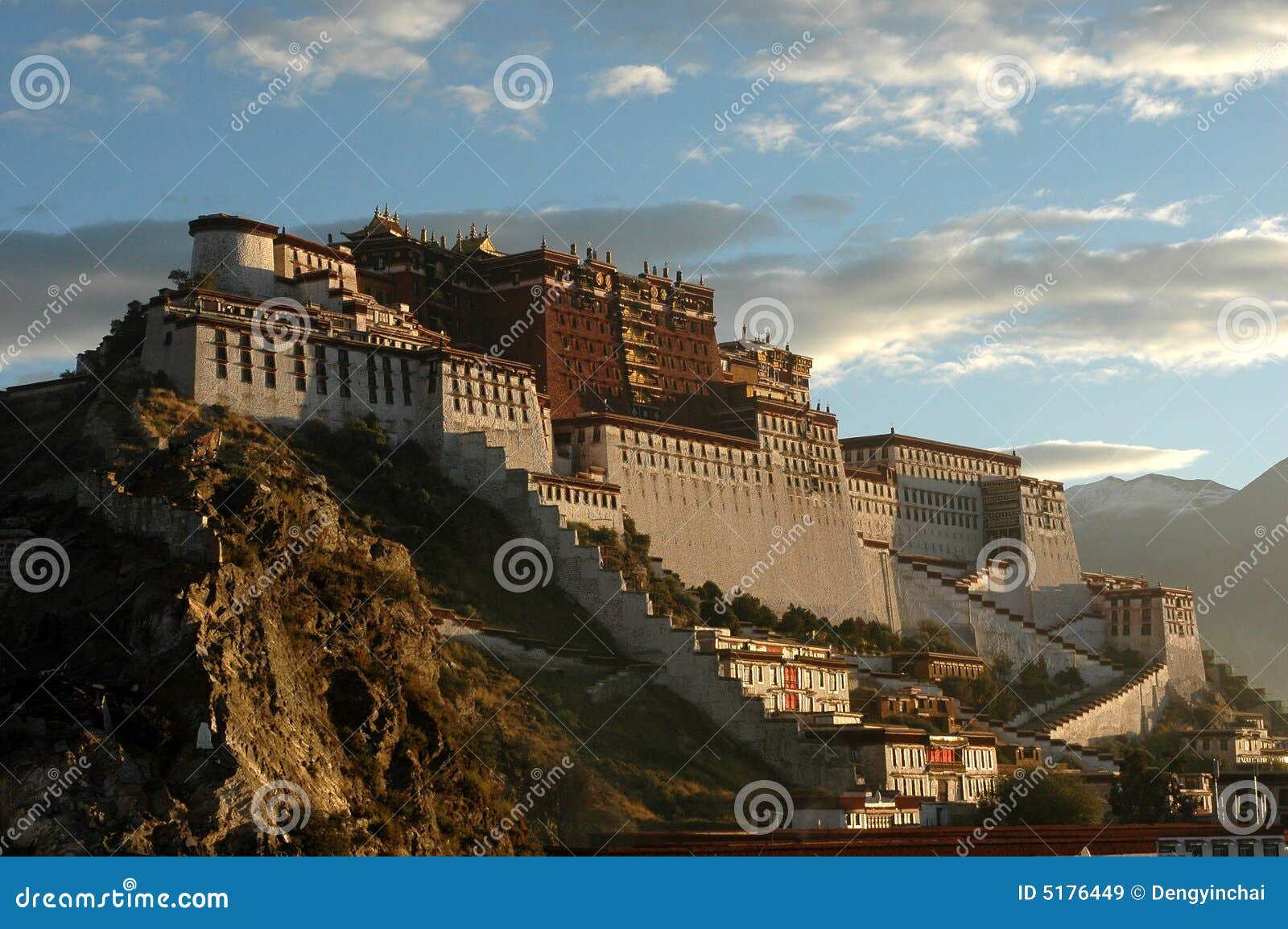 The Potala Palace stock image. Image of potala, building - 5176449