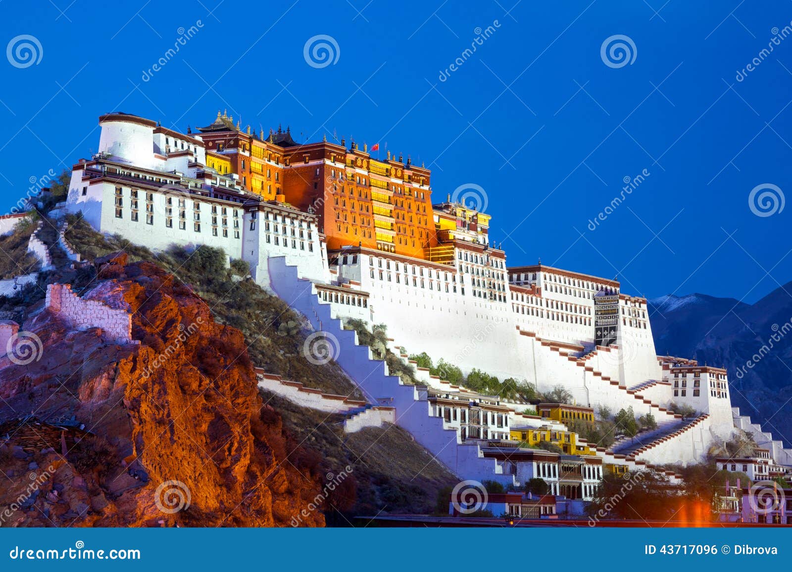 Potala Palace stock photo. Image of giant, heritage, holy - 43717096