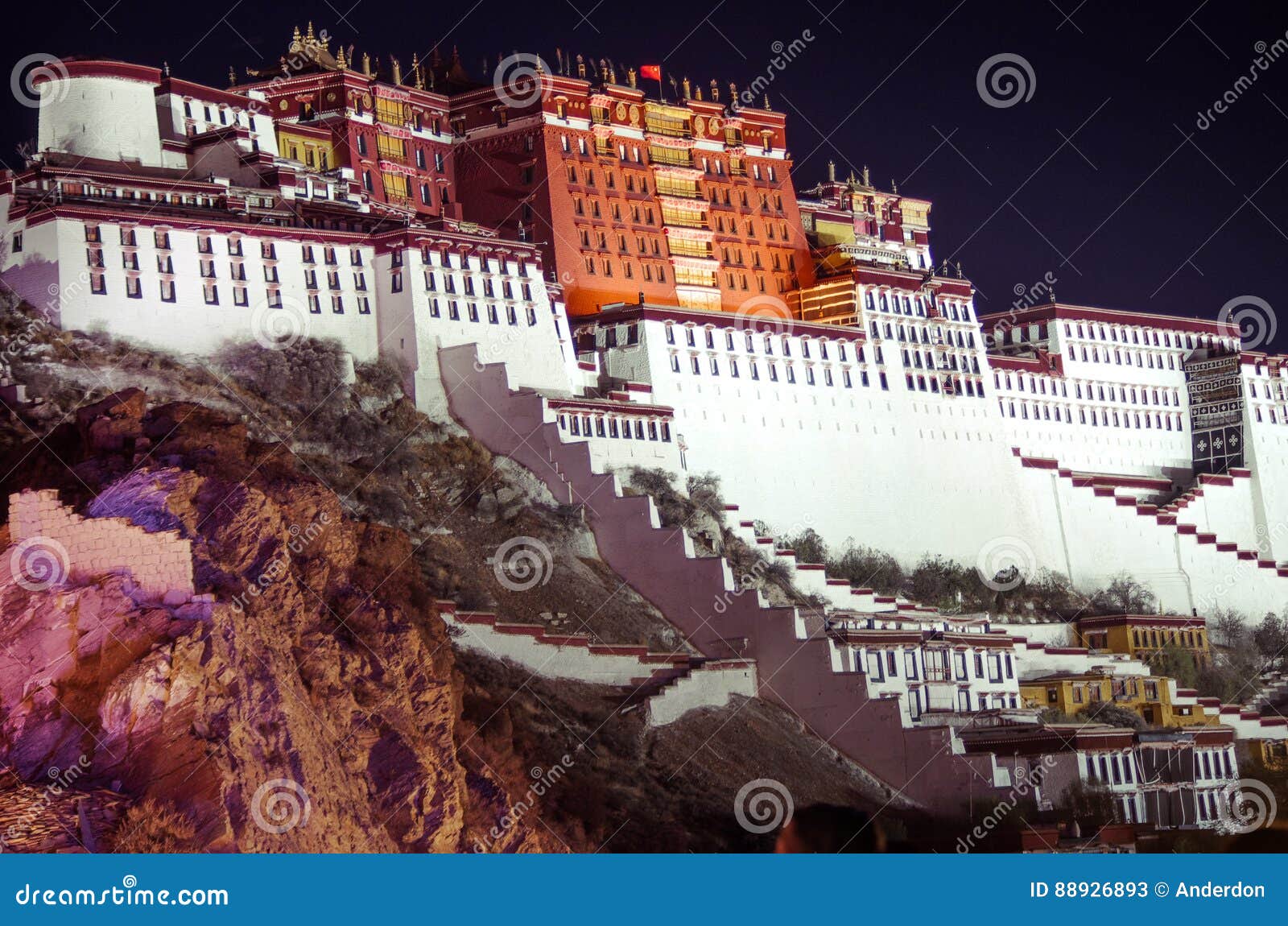 Tibet, China, June, 06,2018. Tibetan Family High In The Mountains ...
