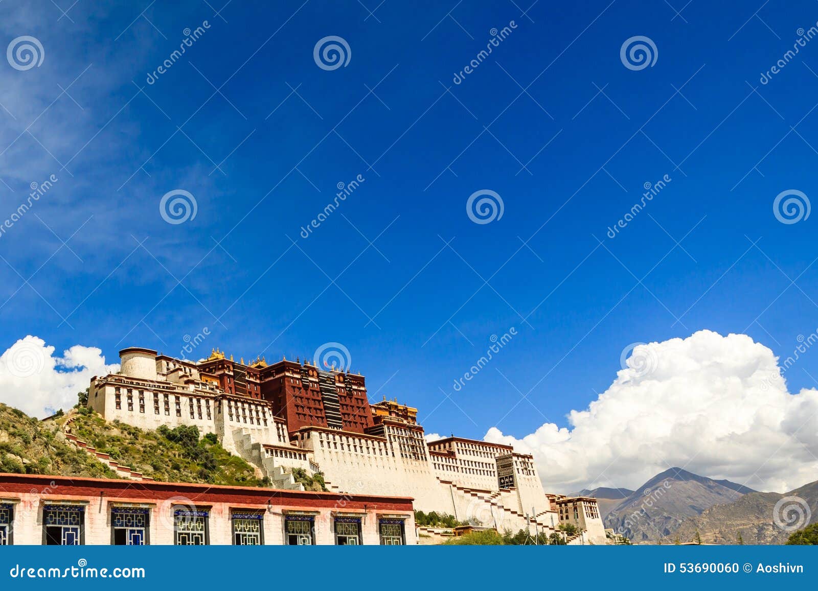 Potala place stock photo. Image of destination, asian - 53690060