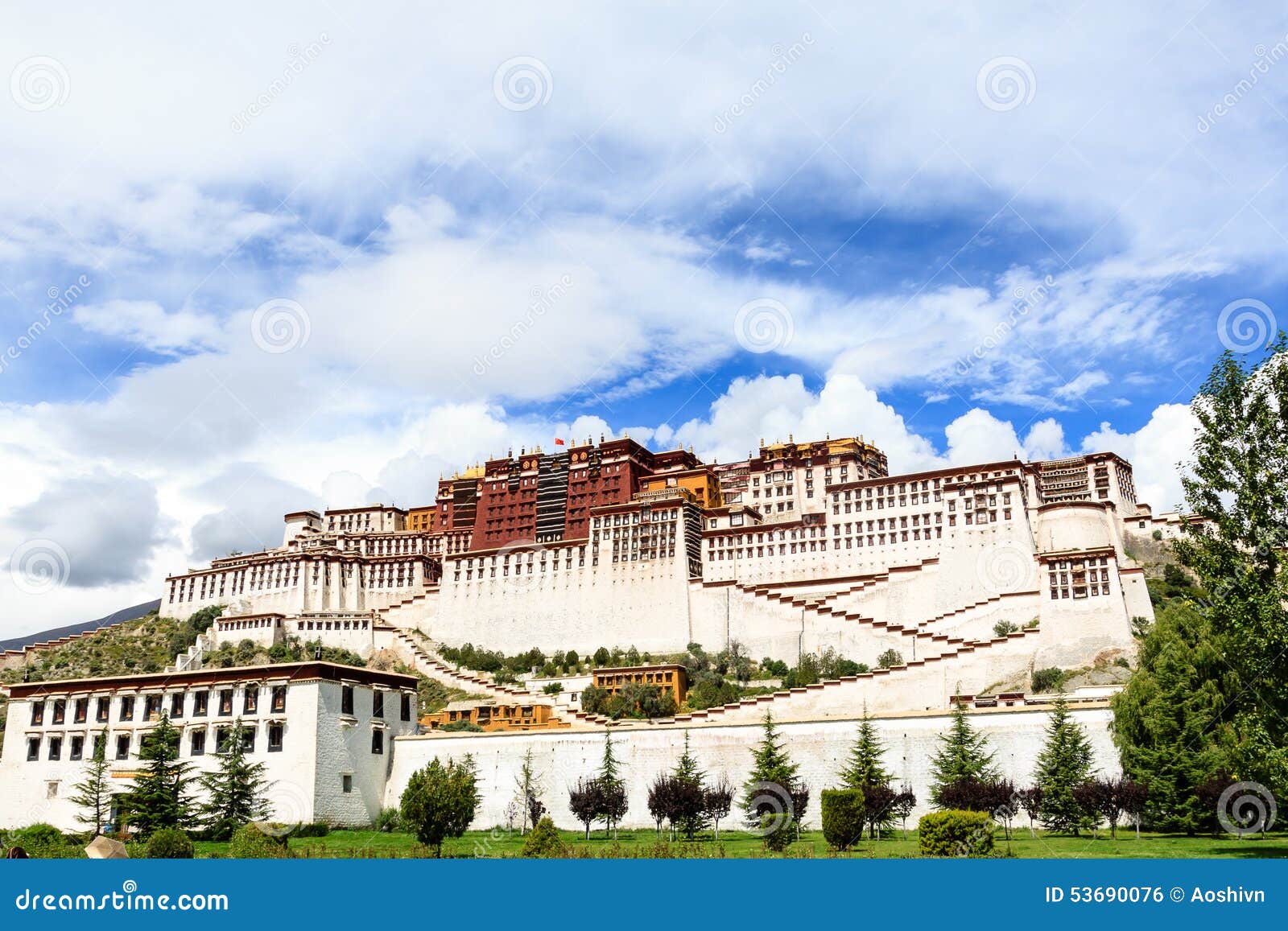 Potala place stock photo. Image of culture, queen, complex - 53690076