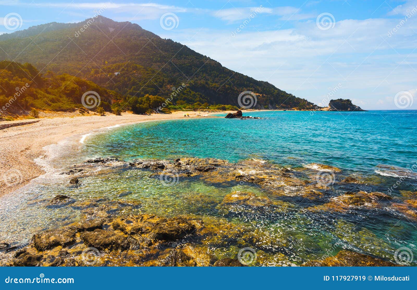 Potami beach, Samos stock image. Image of aegean, beach - 117927919
