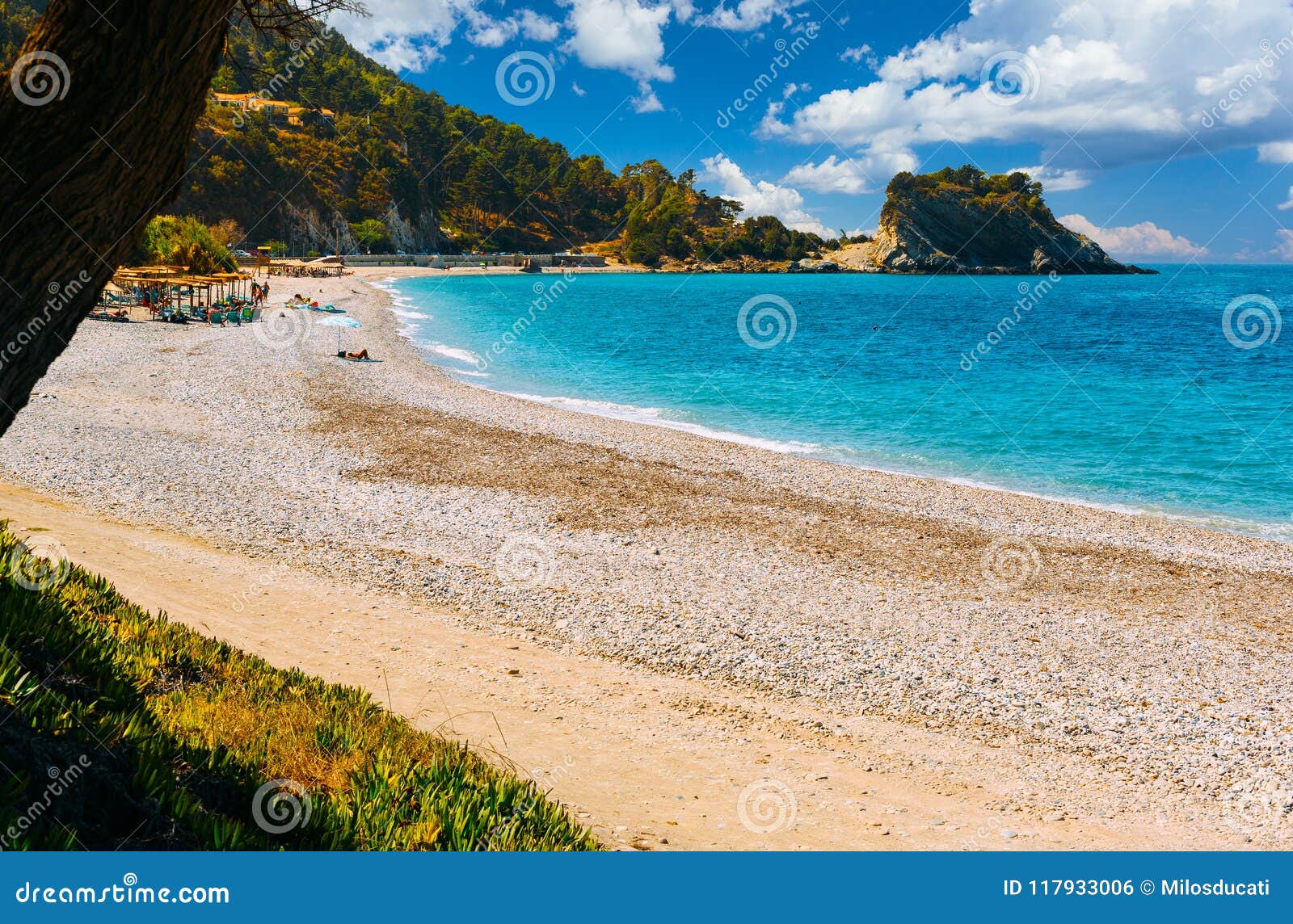 Potami beach, Samos stock photo. Image of samos, summer - 117933006