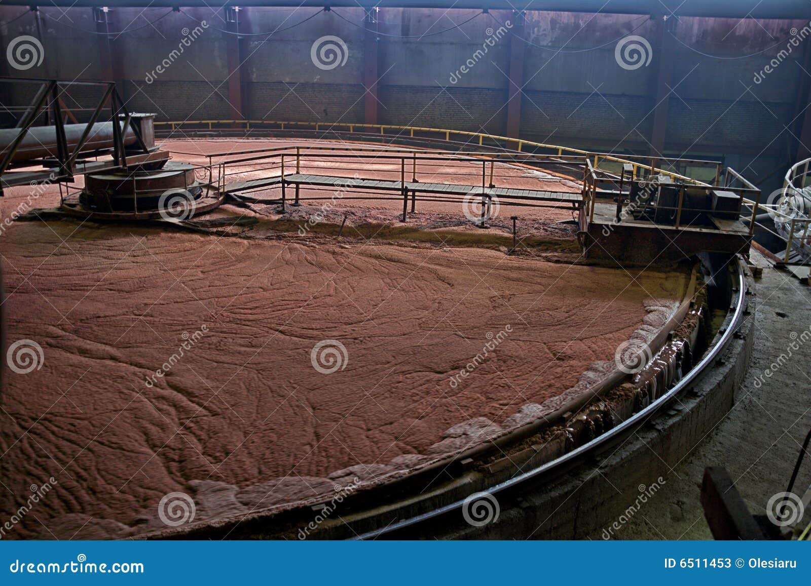 Potash flotation tank stock image. Image of huge, sludge - 6511453