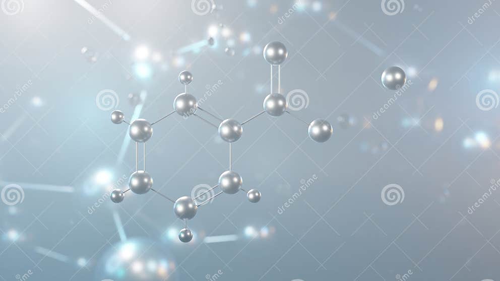 Potassium Benzoate Molecular Structure, 3d Model Molecule, E212 ...