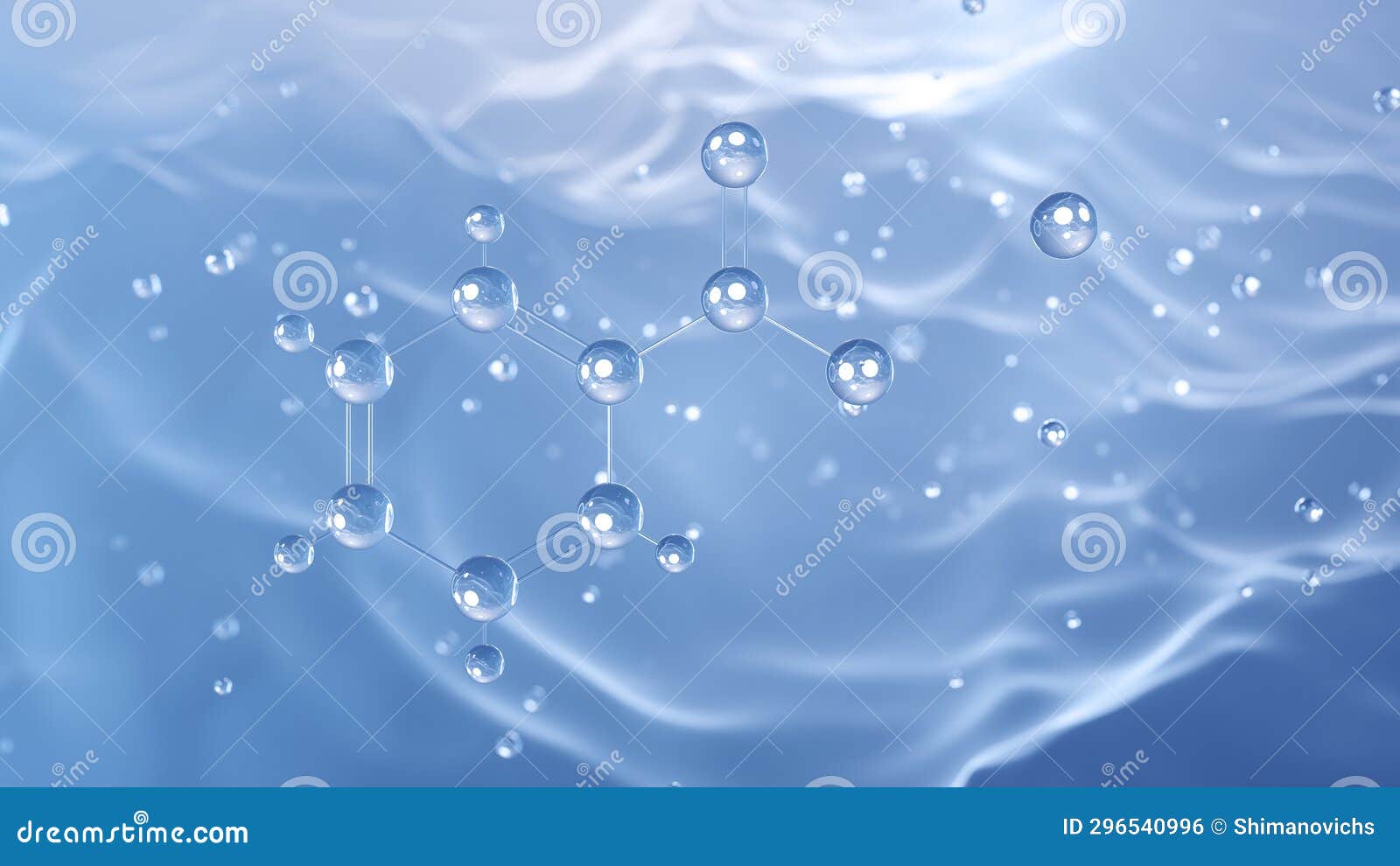 Potassium Benzoate Molecular Structure, 3d Model Molecule, Preservative ...