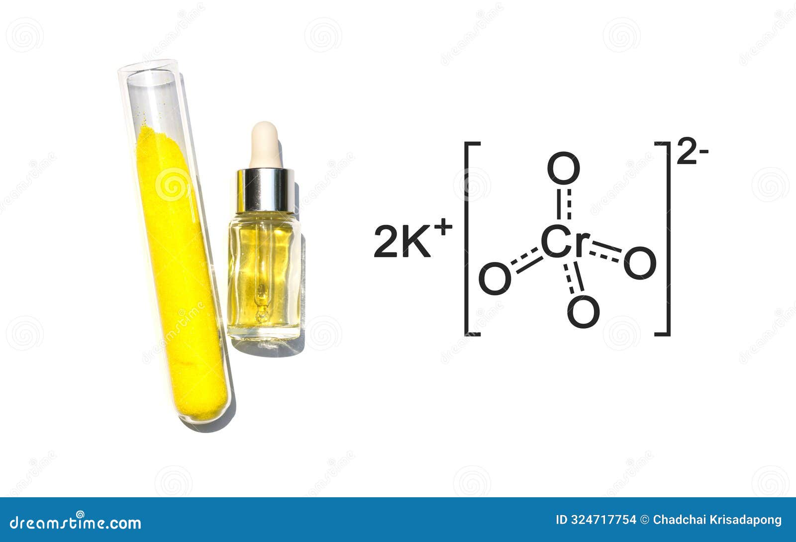 Sodium Chromate Molecule, Molecular Structures, Oxidizing Agents, 3d ...