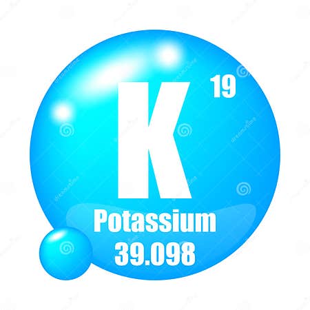 Potassium Element. Atomic Symbol K. Atomic Number Nineteen. Mass 39.098 ...