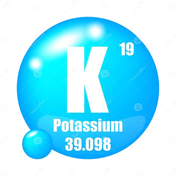 Potassium Element. Atomic Symbol K. Atomic Number Nineteen. Mass 39.098 ...