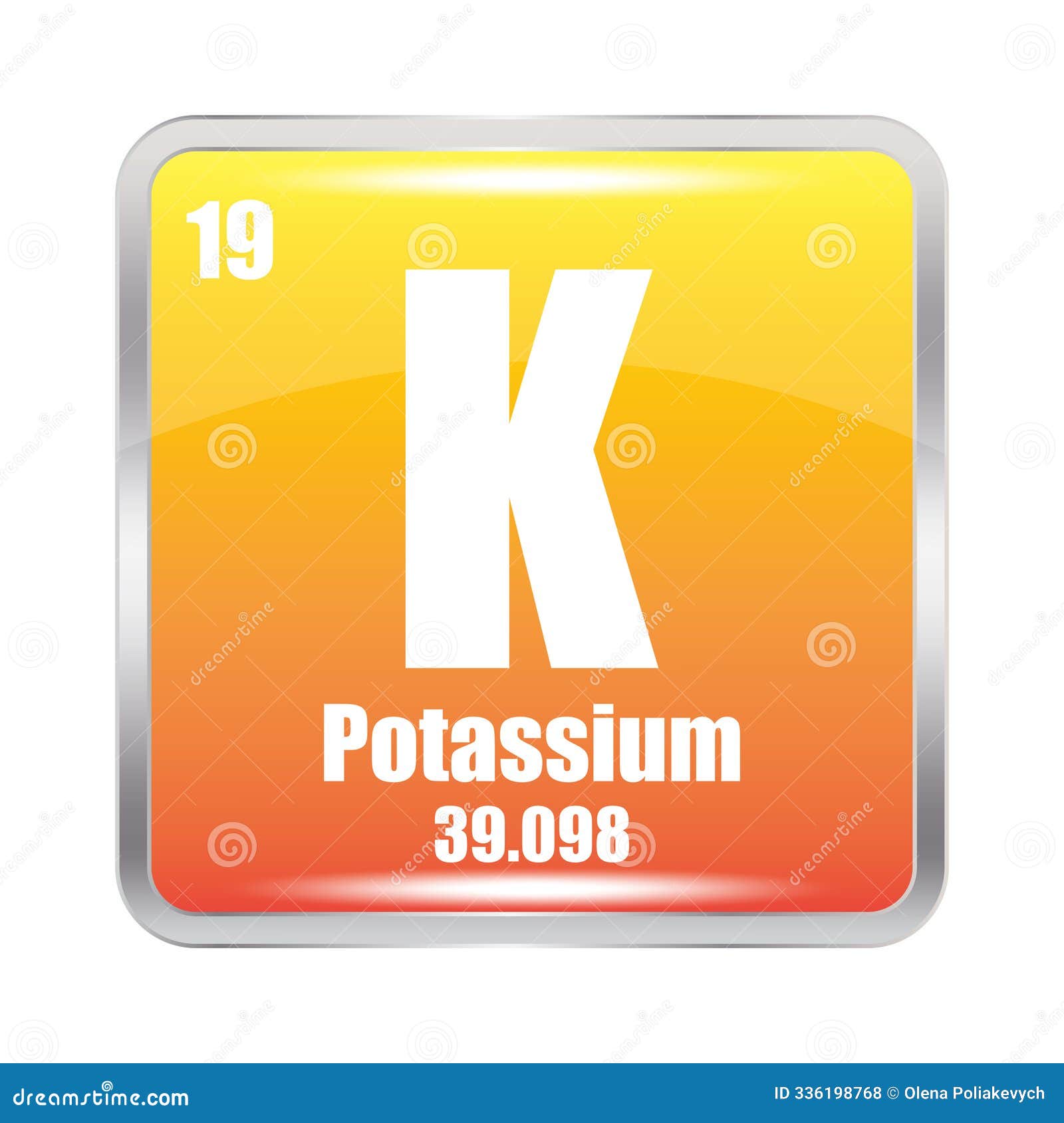 Potassium Element Icon Vector Illustration | CartoonDealer.com #287939928