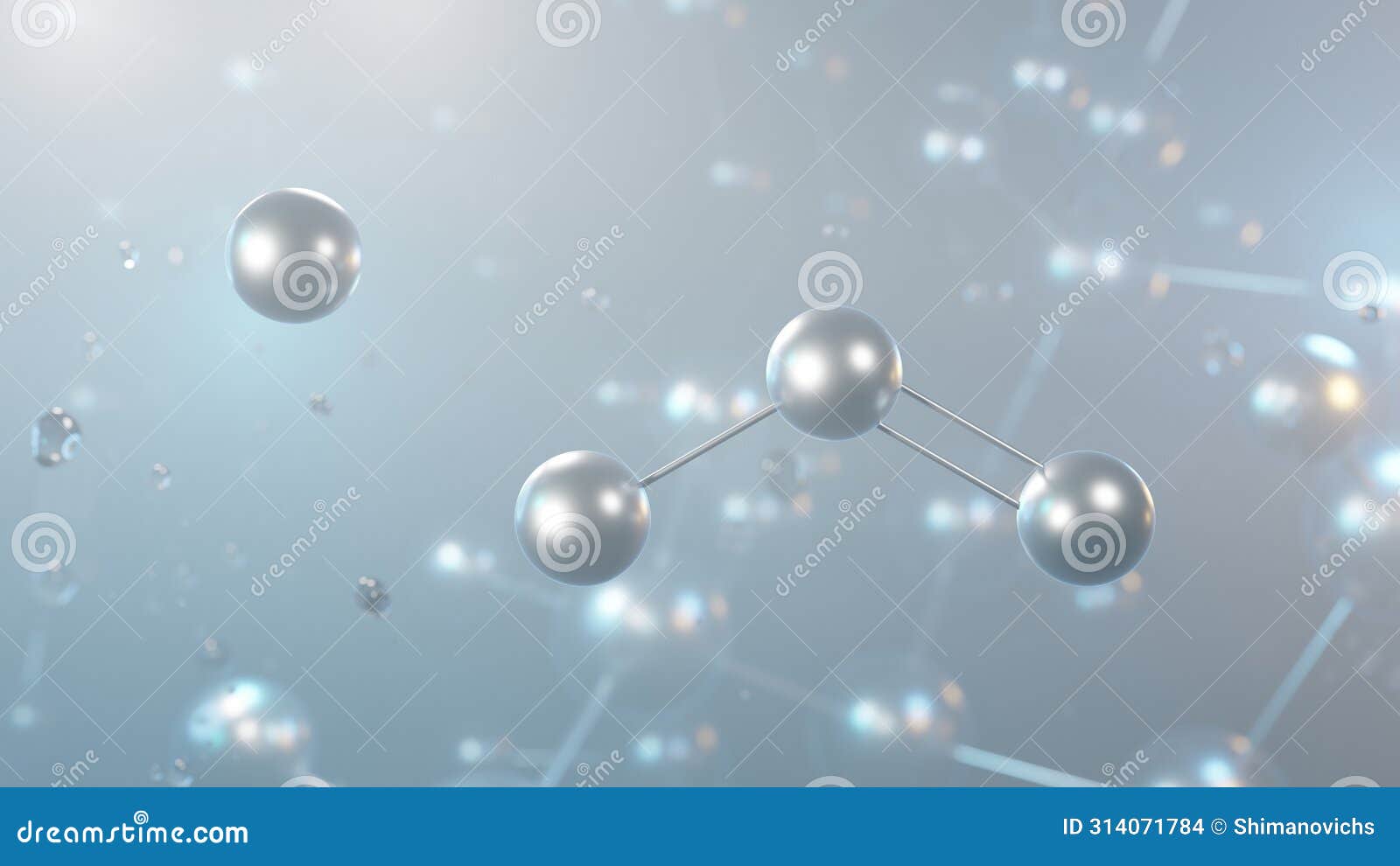 Potassium Nitrite Molecular Structure, 3d Model Molecule, E249 ...