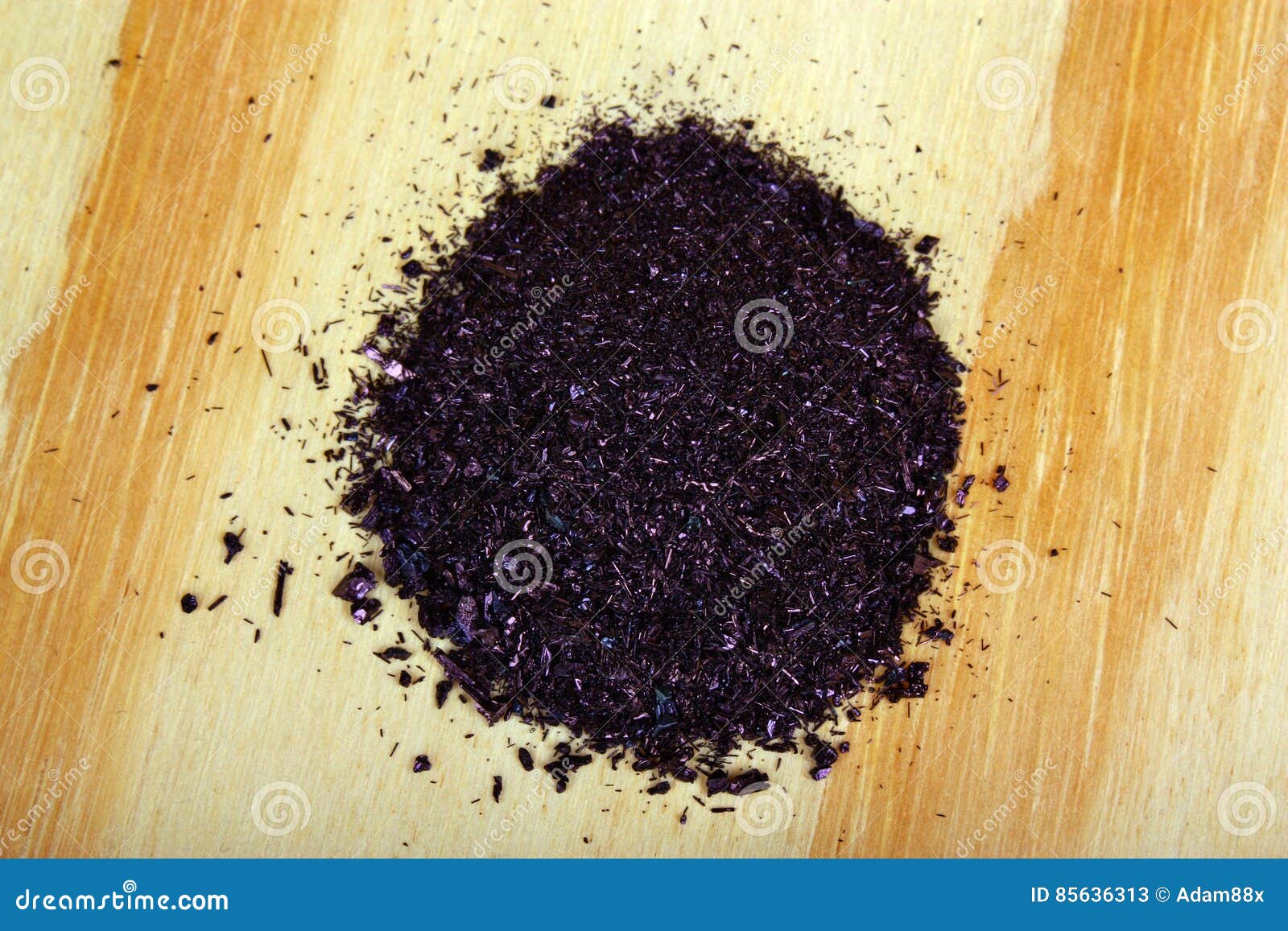 Potassium Permanganate Crystals Stock Image - Image of medical, liquid ...
