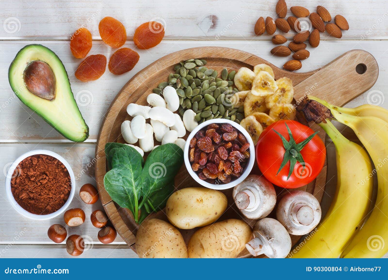 Potassium source in food stock photo. Image of apricots - 90300804