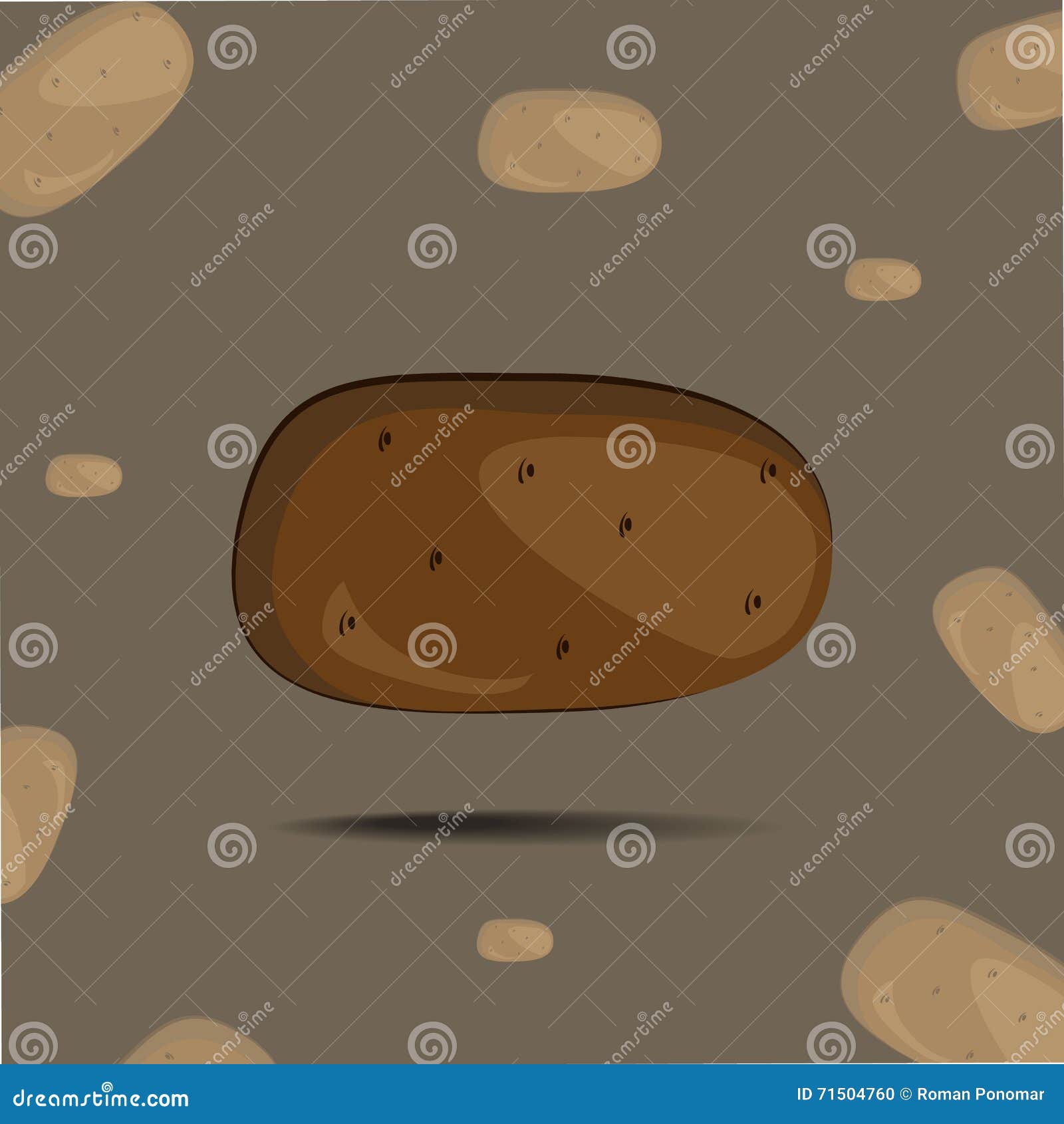 Potato background stock illustration. Illustration of background - 71504760