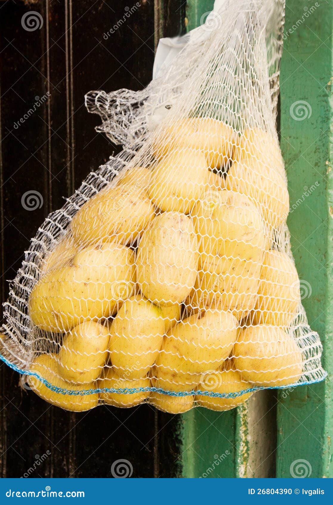 Potato bag stock photo. Image of vegetables, vegetarian - 26804390