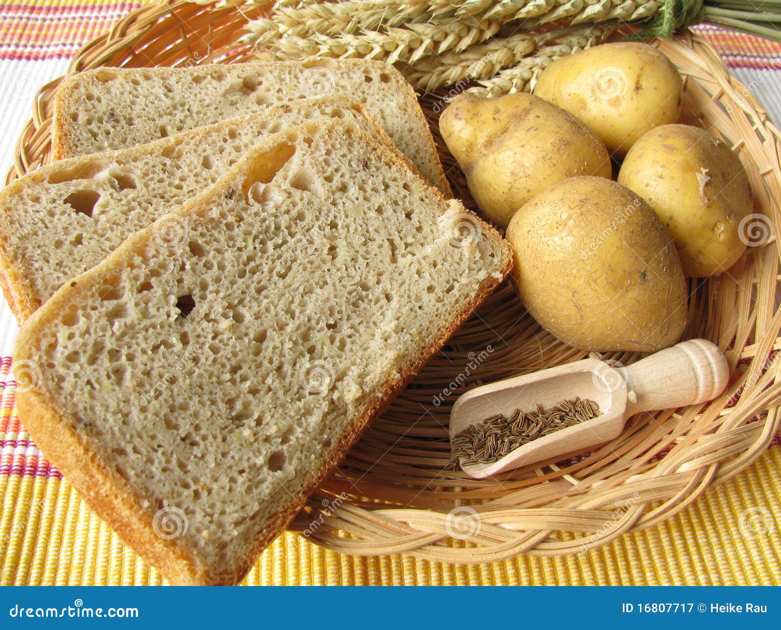 Potato bread stock image. Image of homemade, bread, slices - 16807717
