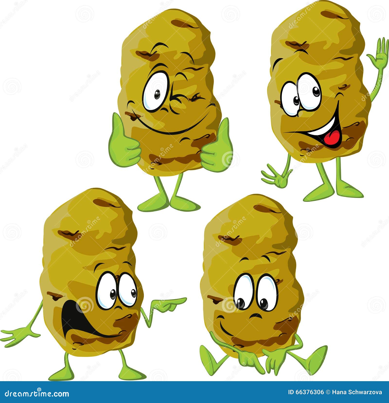 Crying Potato Cartoon Royalty-Free Illustration | CartoonDealer.com ...