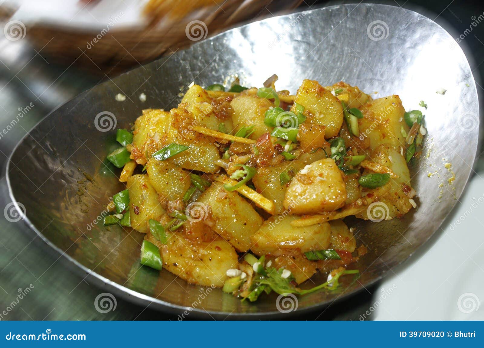 Potato Chilly stock photo. Image of chilly, closeup, dining - 39709020