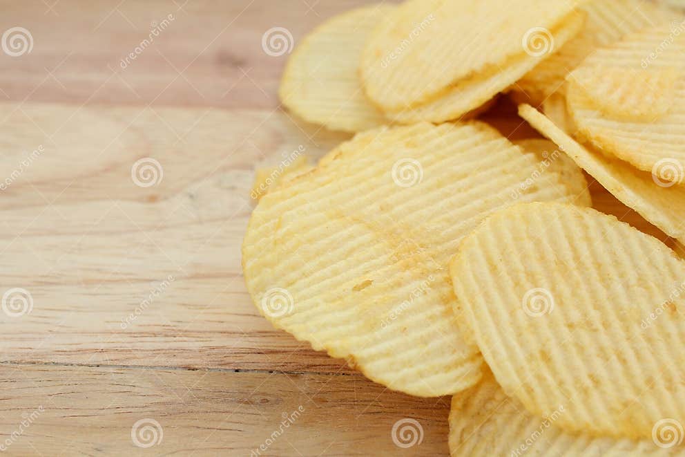Potato chip stock image. Image of delicious, junkfood - 41355345