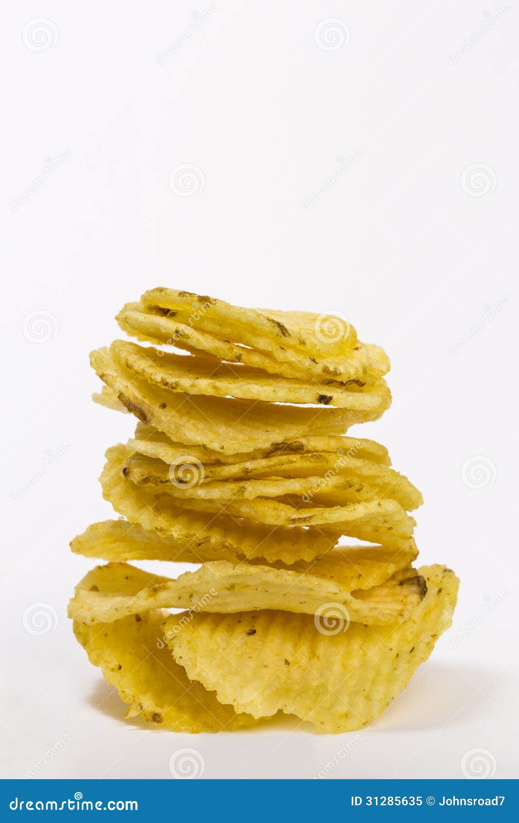 Potato Chip Stack stock image. Image of pile, saturated - 31285635