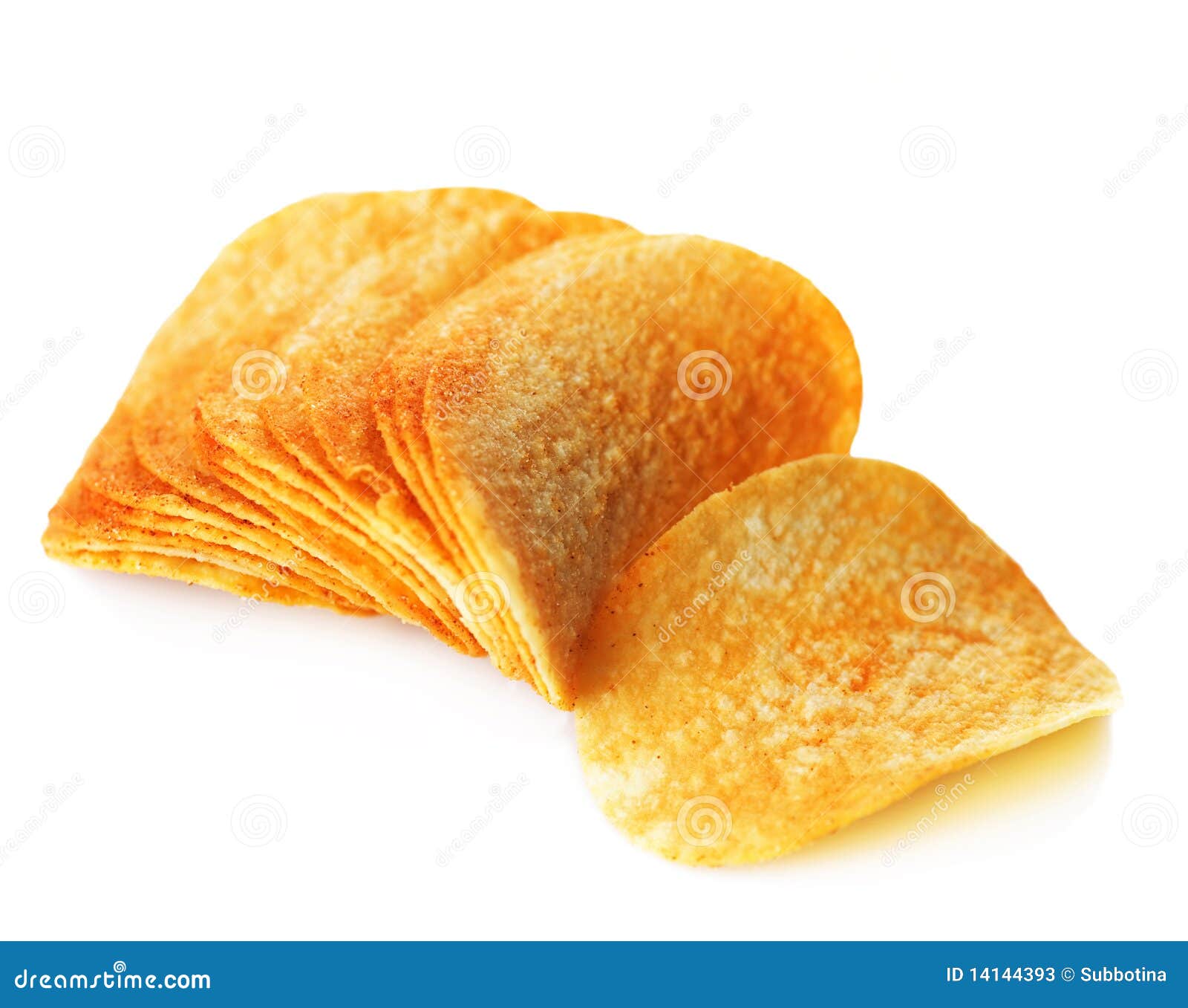 Potato Chips stock image. Image of bright, junkfood, dried - 14144393