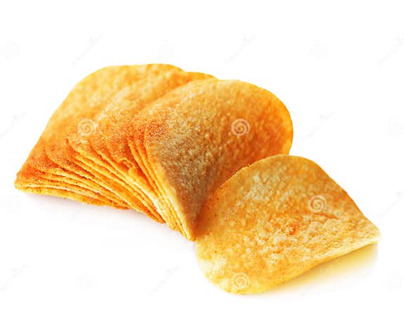Potato Chips stock image. Image of bright, junkfood, dried - 14144393