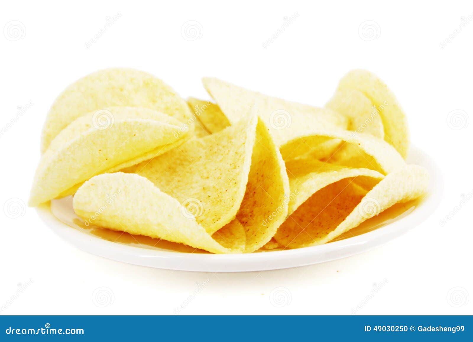 Potato Chips stock photo. Image of meal, fresh, isotated - 49030250