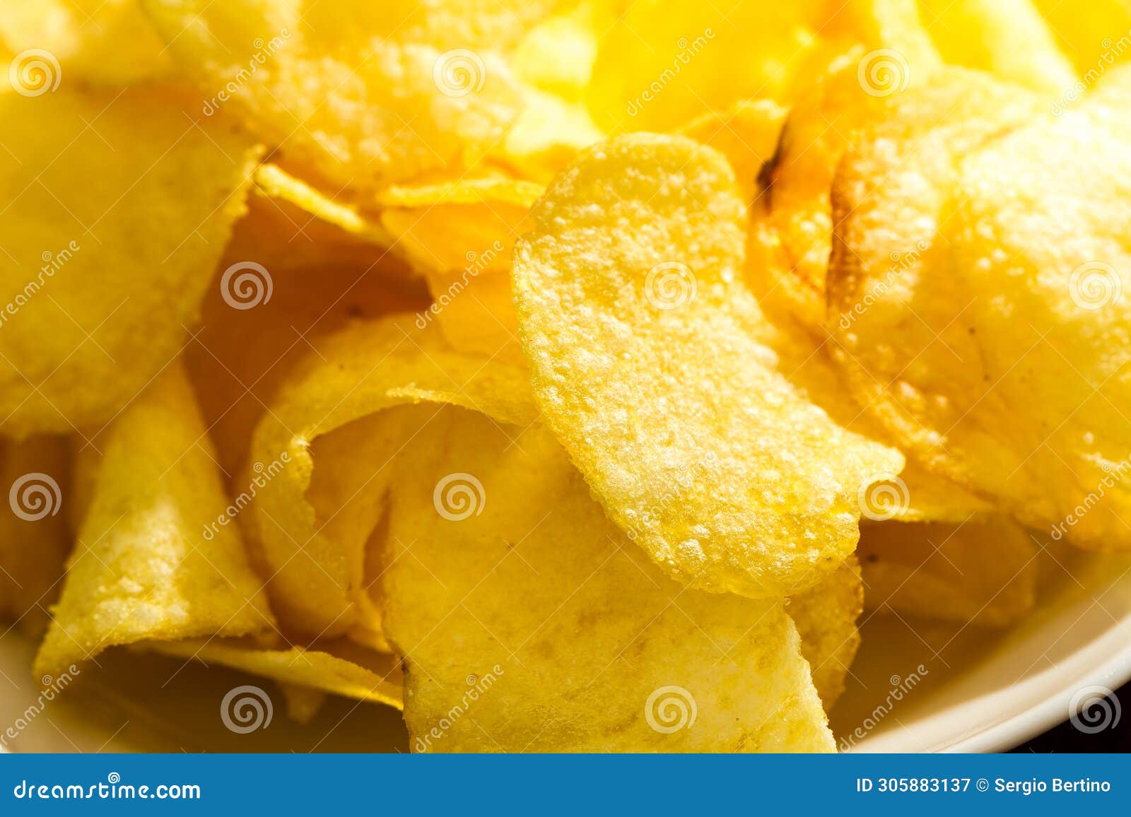 Potato Chips stock image. Image of chips, micro, nourishment - 305883137