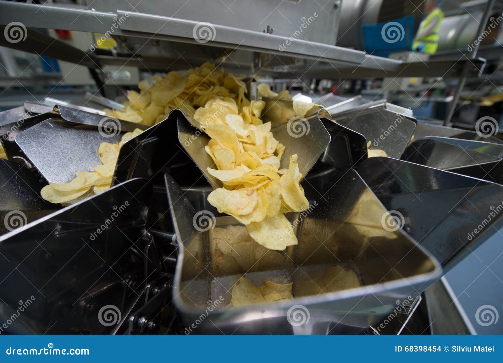 Potato chips factory stock photo. Image of potato, chip - 68398454