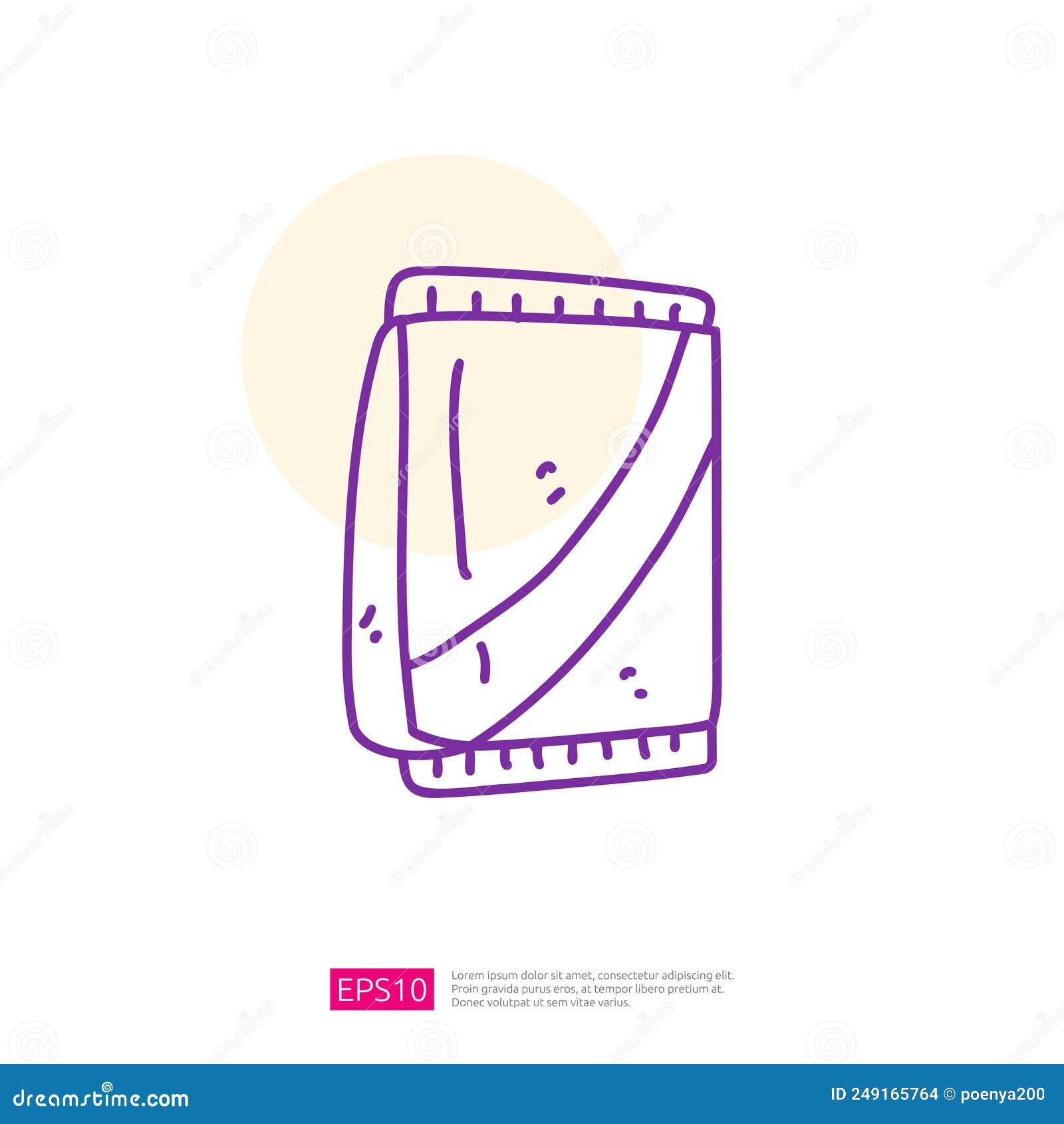 Potato Chips Package Doodle Icon Stock Vector - Illustration of foil ...