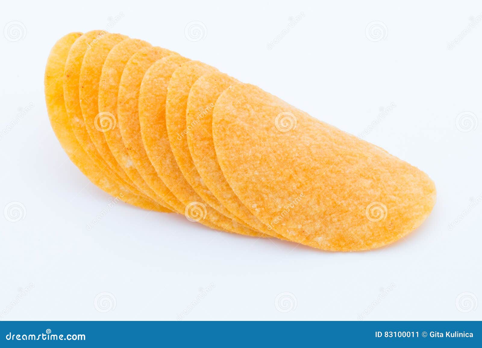 Potato Chips on the Papric. Eco Food. Stock Image - Image of pile, nosh ...