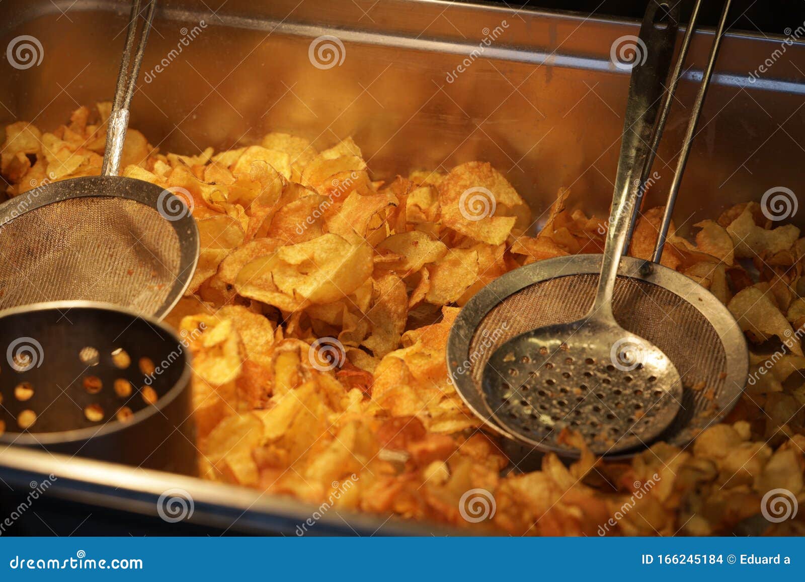 Potato chips stock photo. Image of fried, pallet, restaurant - 166245184