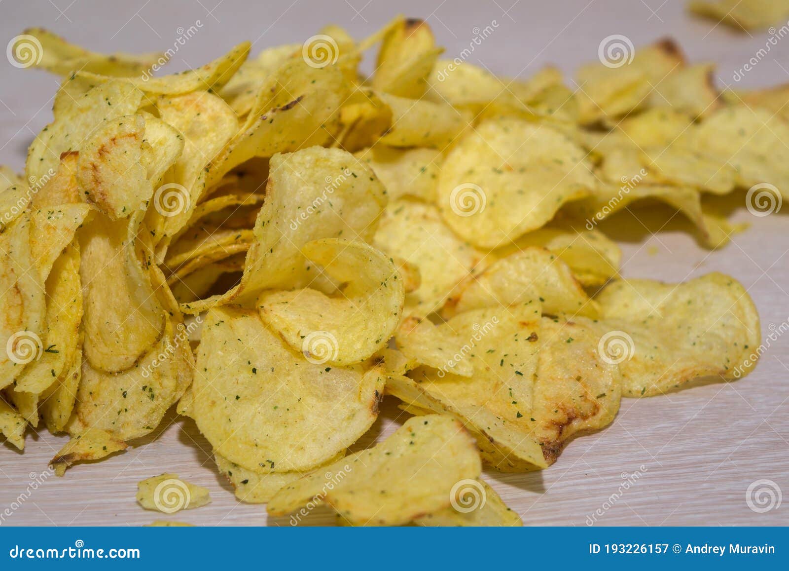 Potato chips stock image. Image of chips, crisp, fast - 193226157