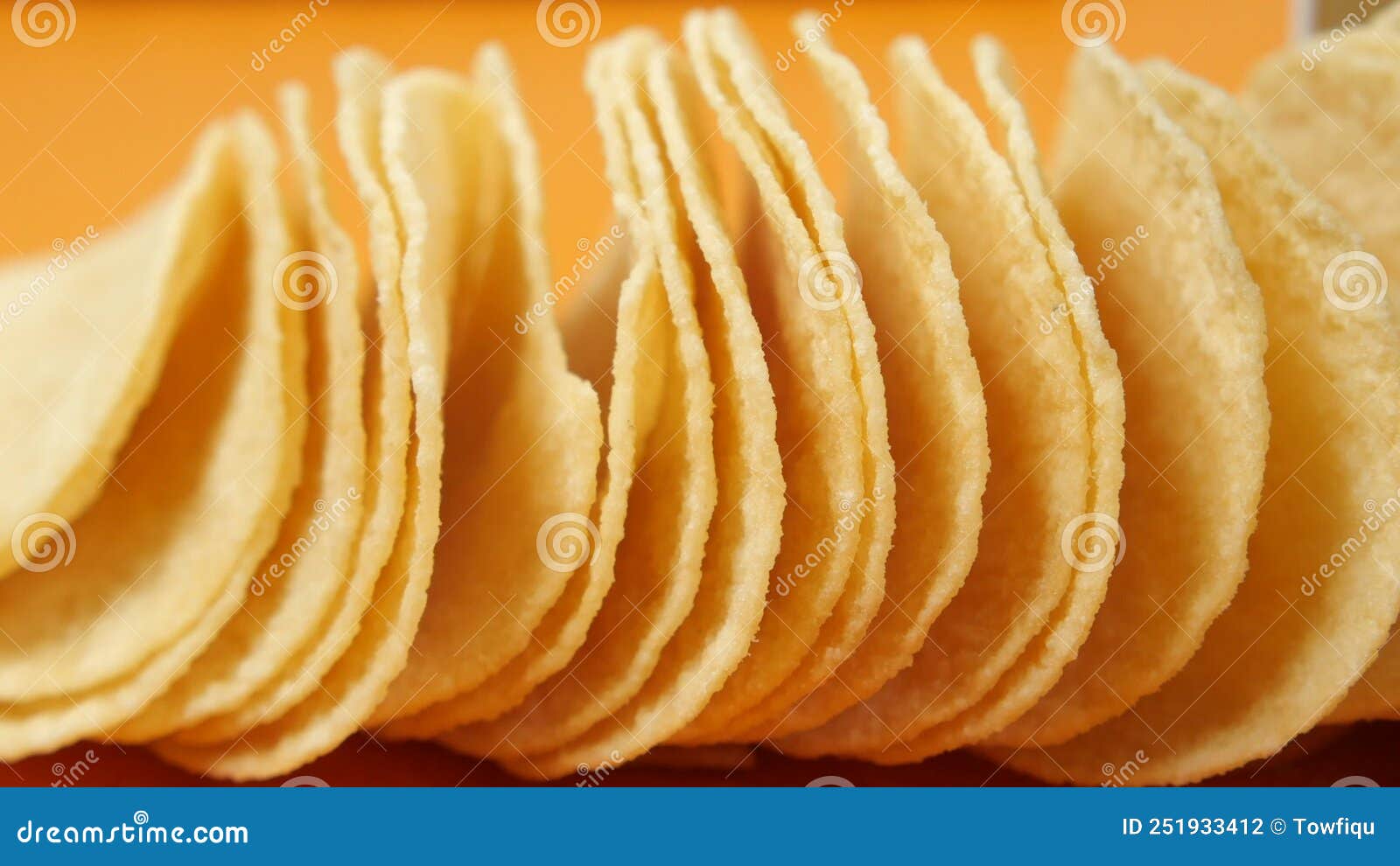 Potato Chips Spilling Form a Packet on Table Stock Footage - Video of ...
