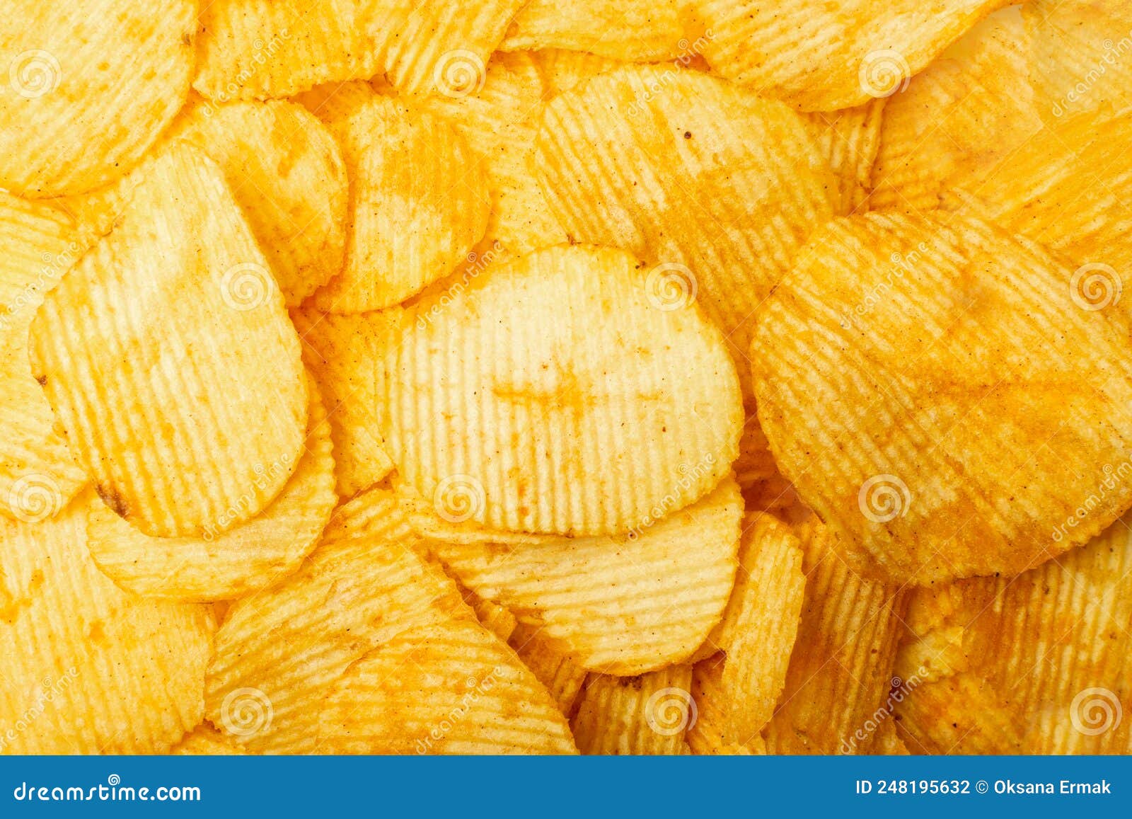 Potato Chips Texture stock photo. Image of mockup, copyspace - 248195632