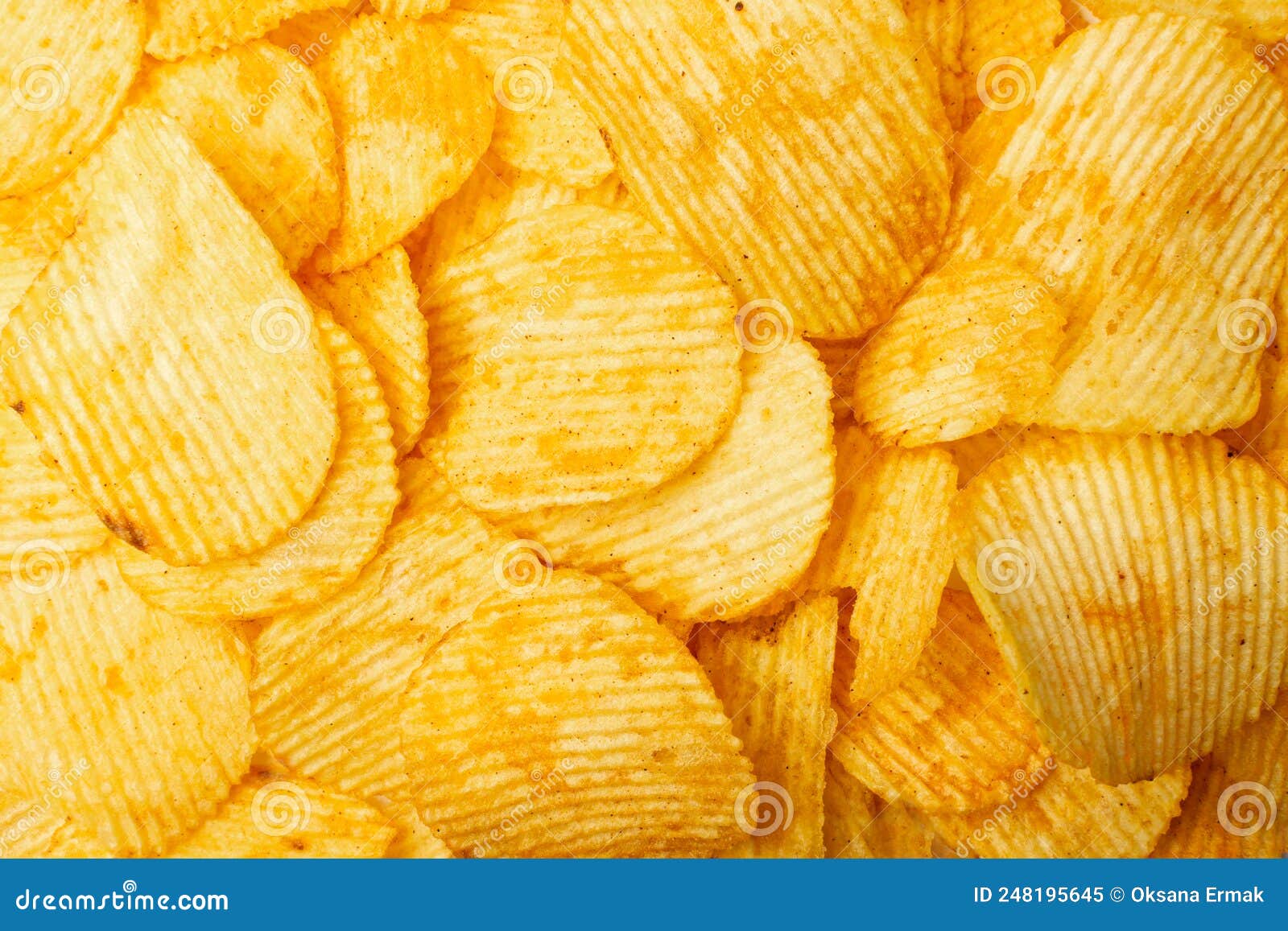 Potato Chips Texture stock image. Image of fast, beer - 248195645