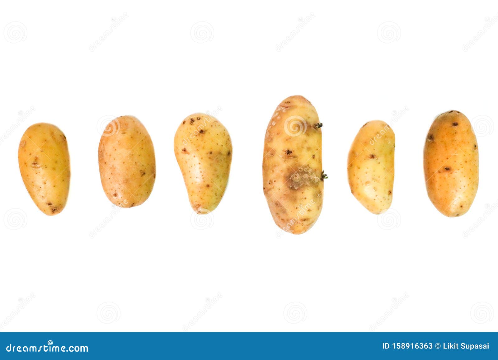 Potato Close Up for Background Design Stock Image - Image of pile ...