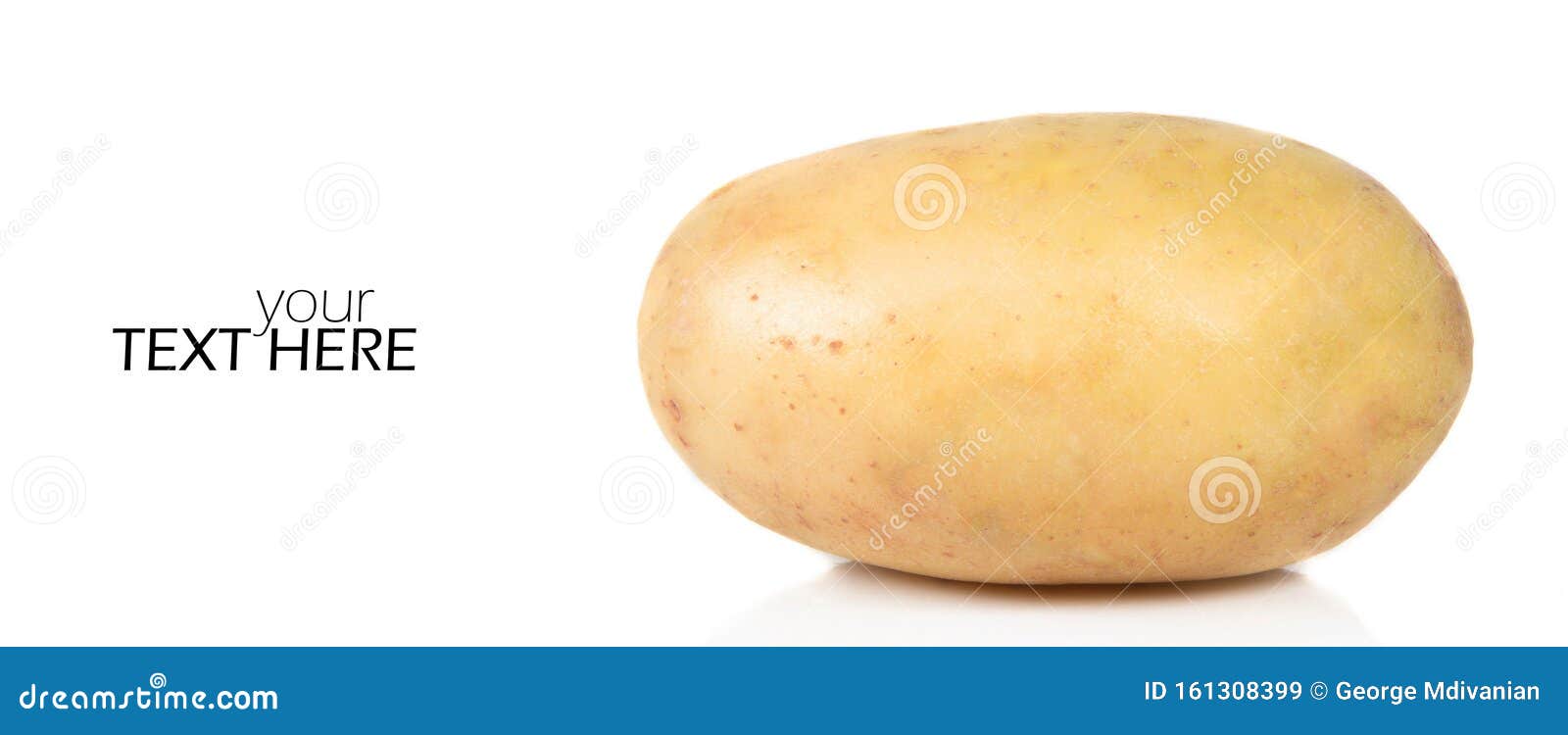 Potato with the space stock image. Image of fresh, tasty - 161308399