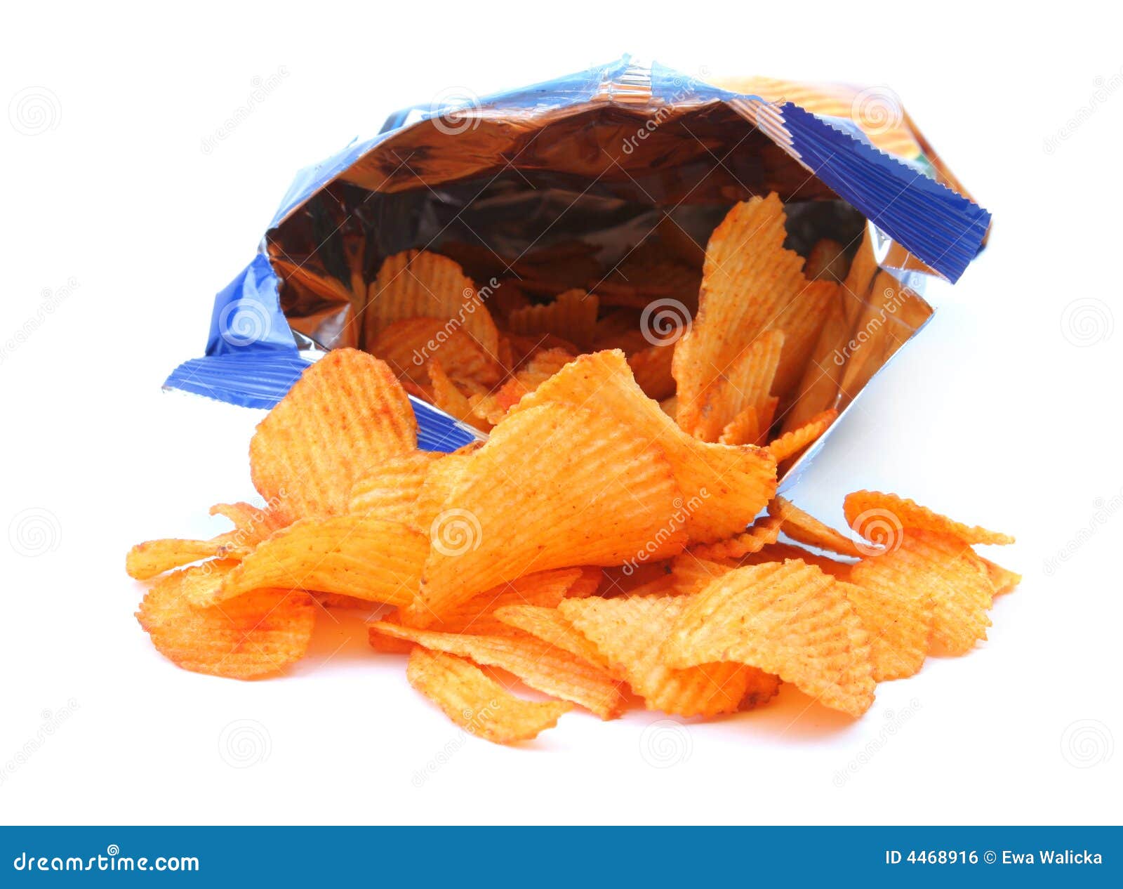 Two Potato Crisps With Crincle Cut And Hot Wasabi Flavouring Taste ...