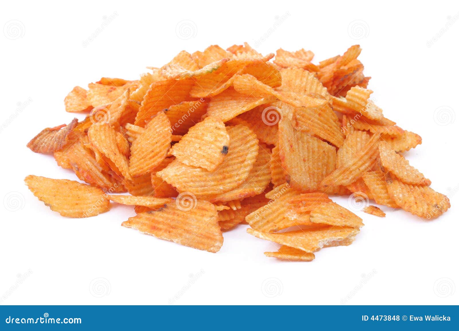 Two Potato Crisps With Crincle Cut And Hot Wasabi Flavouring Taste ...